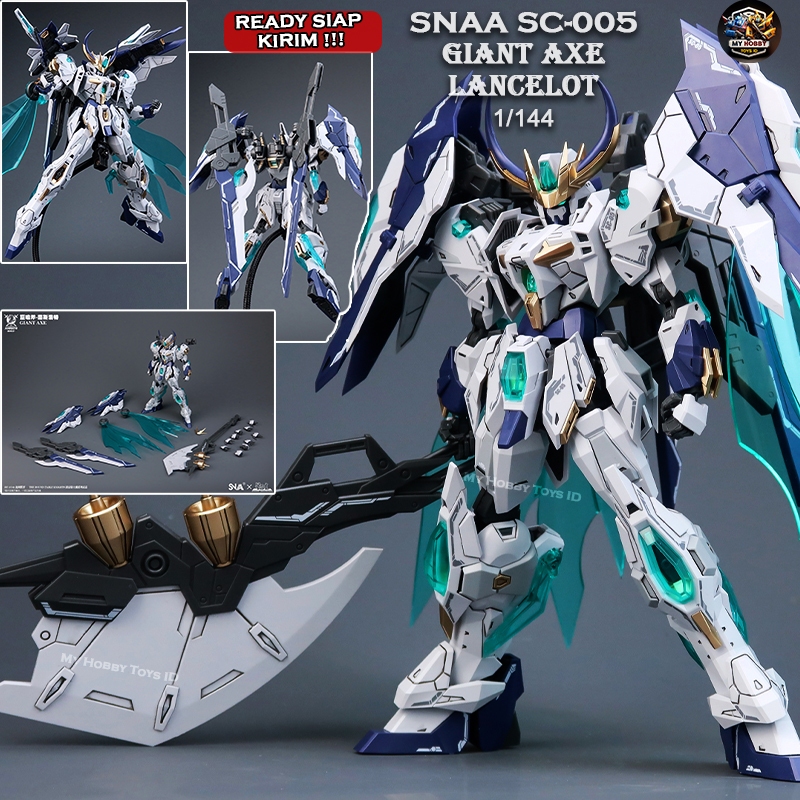Jual Original SNAA Giant Axe Lancelot Action Figure Anime Robot Gundam ...
