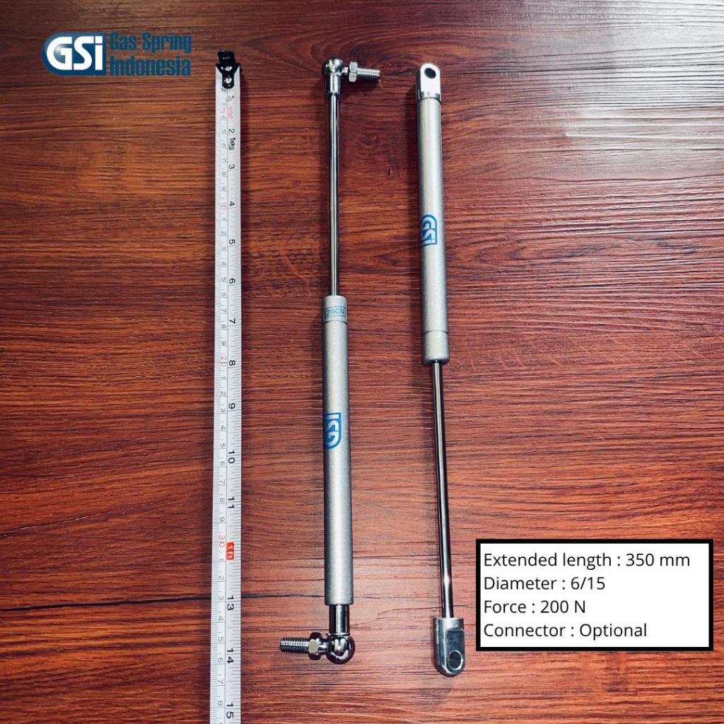 Jual Gas Spring 350mm 200N GSI | Hidrolik Penyangga Pintu Lemari ...