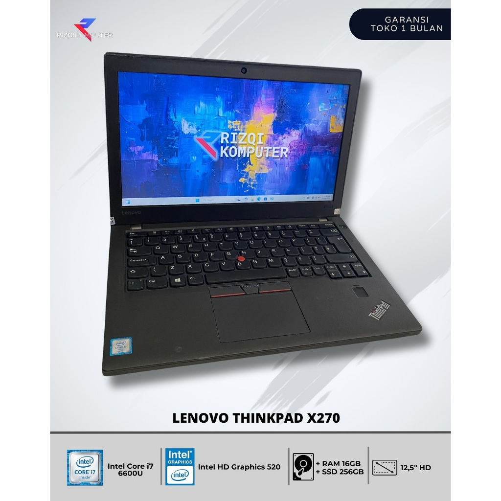 Jual Lenovo Thinkpad X270 Intel Core i7-6600U Ram 16GB SSD 256GB | Shopee Indonesia