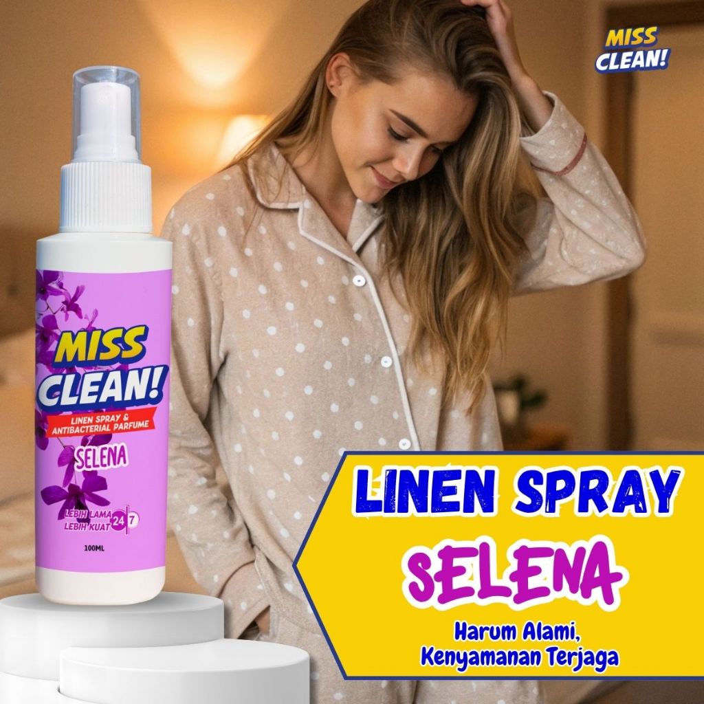 Jual Linen Spray Aroma Selena Parfum Pengharum Pakaian Ruangan Semprot ...