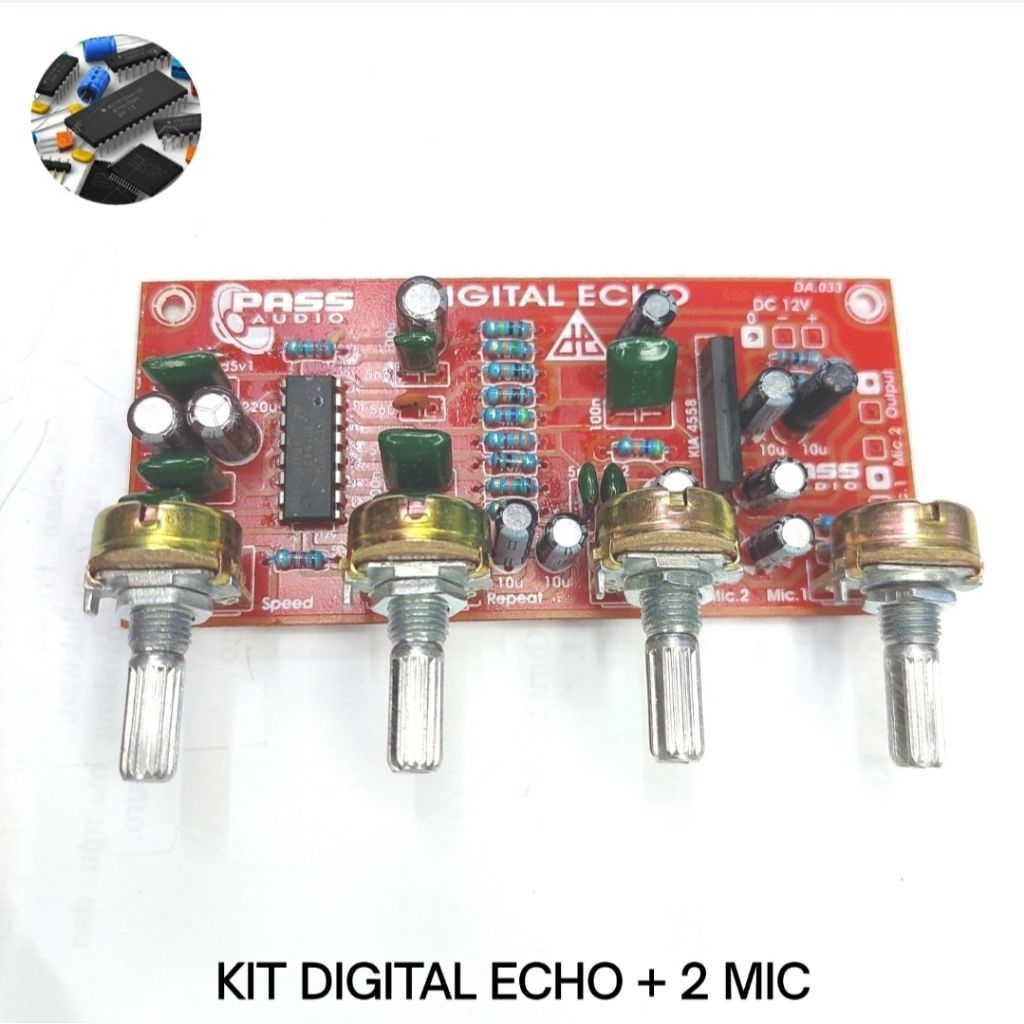Jual TONE CONTROL KIT ECHO 2 MIC SUPER DIGITAL ECO PASS AUDIO / KIT ...