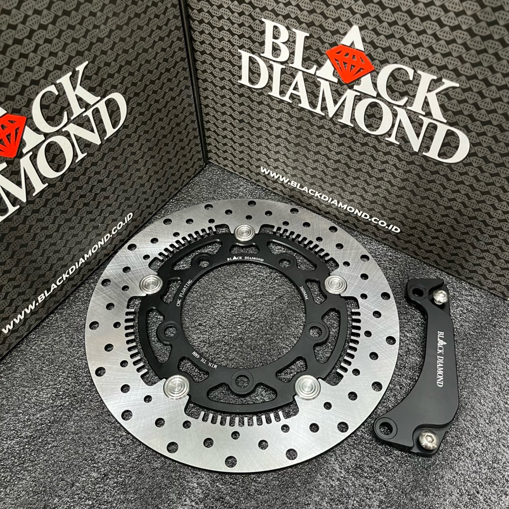 Jual Disc Brake Piringan Cakram Depan Black Diamond Model Gerigi PCX 160 ABS/CBS Ukuran 260mm ...
