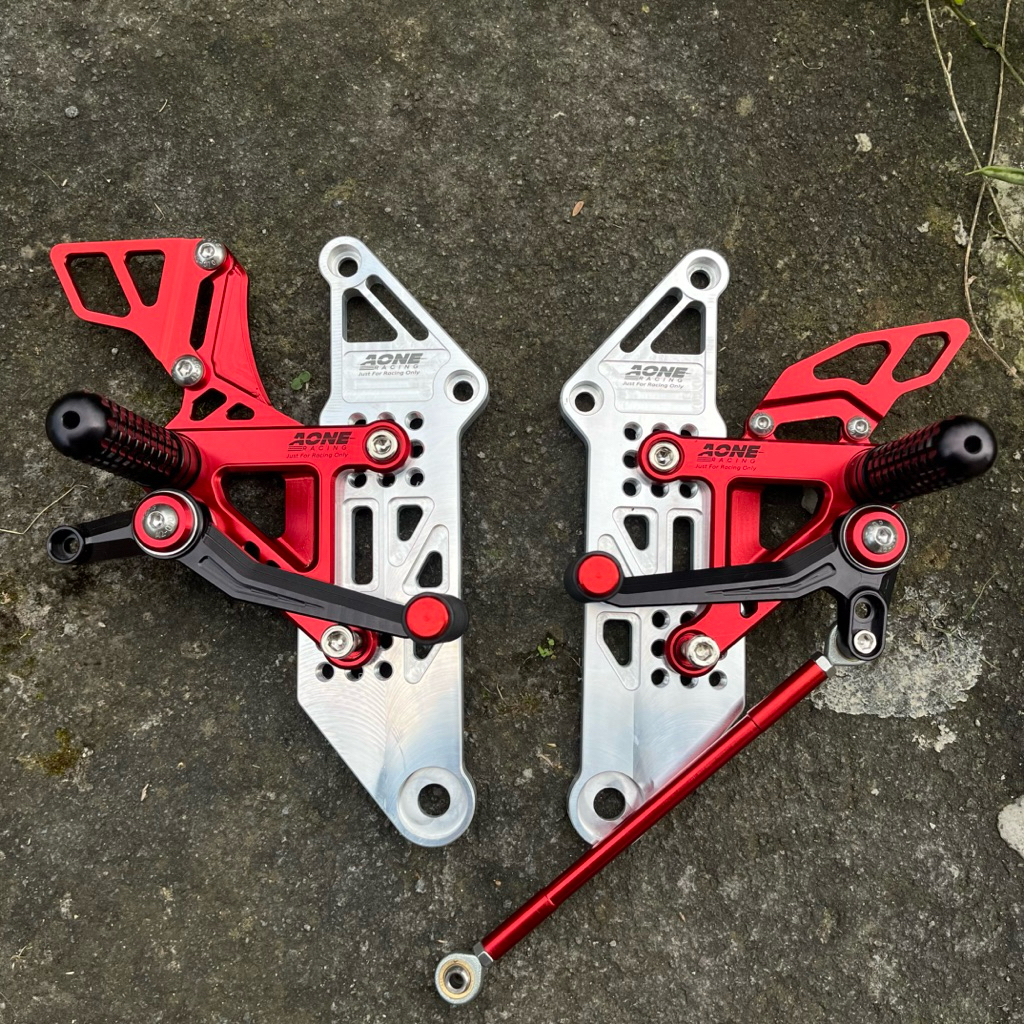 Jual Footstep Underbone V3 A-One NJMX Set Breket Alumunium Biled T6 All ...
