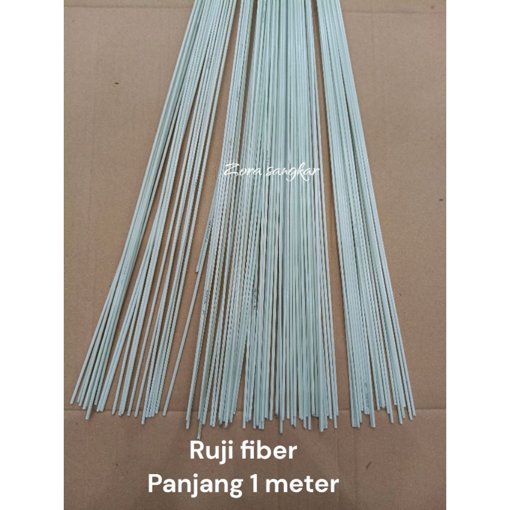 Jual RUJI FIBER STIK PUTIH 1 Meter isi 10pcs | Shopee Indonesia