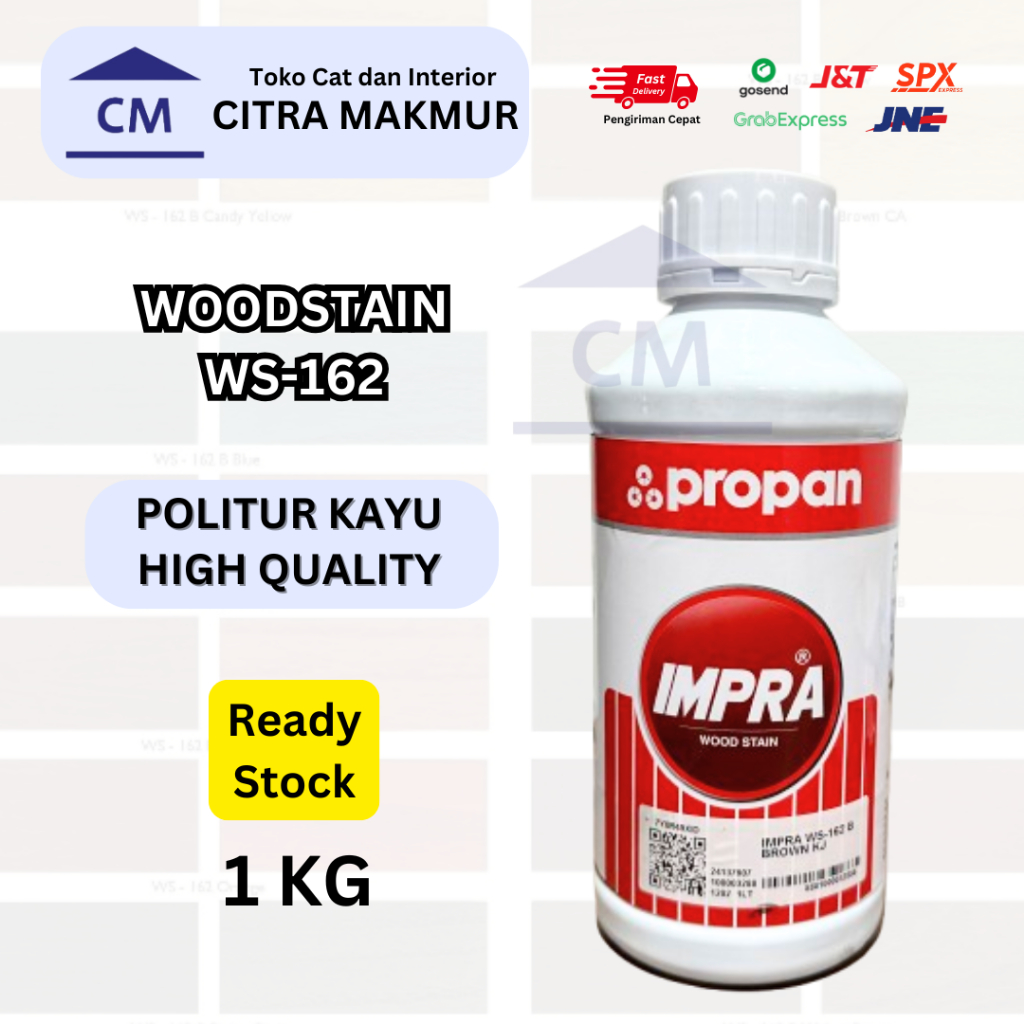 Jual Propan IMPRA WOODSTAIN / WOOD STAIN WS-162 - 1 Ltr | Politur ...