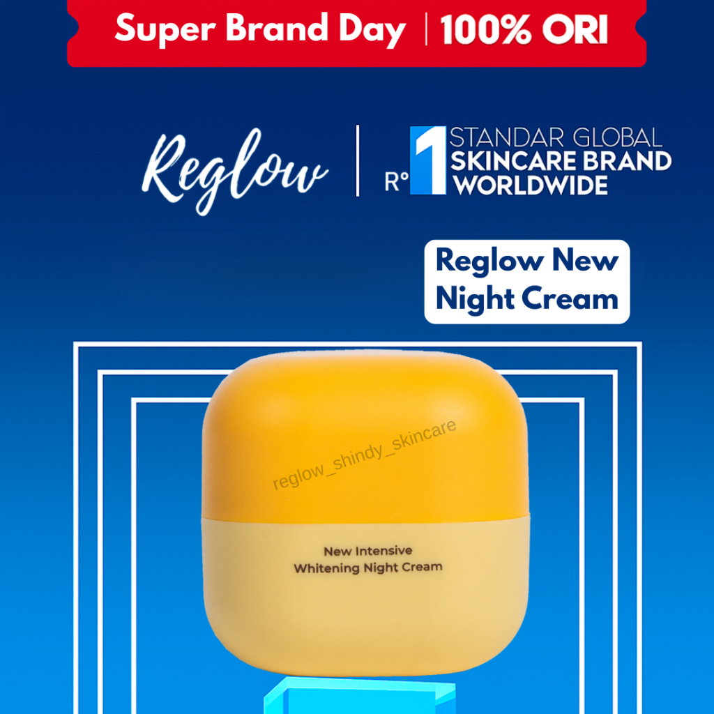Jual Reglow Intensive Whitening Night Cream Skincare dr Sindy Original ...