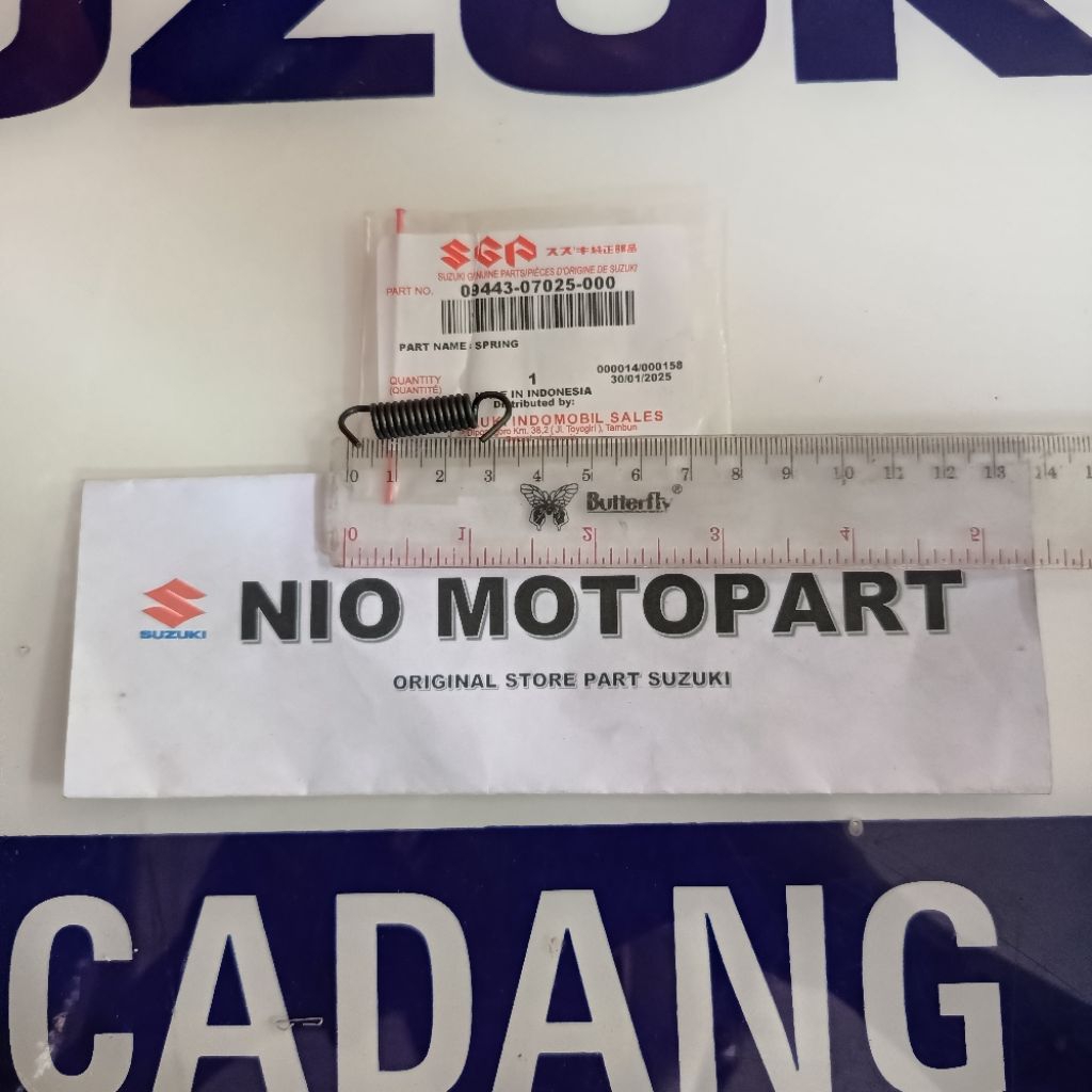 Jual PER SPRING KAMPAS REM BELAKANG SUZUKI SHOGUN FD 125 SHOGUN FL 125 ...