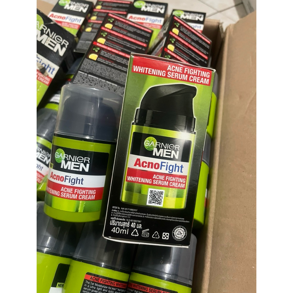 Jual Garnier Men Acno Fight Serum Cream 40 Ml | Shopee Indonesia