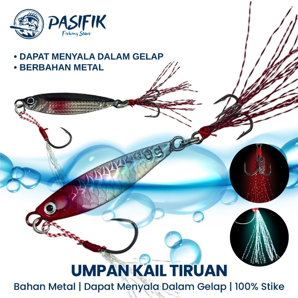 Jual Pusat Alat Pancing - Umpan pancing Lure Luya 7g 10g 15g pelat besi ...
