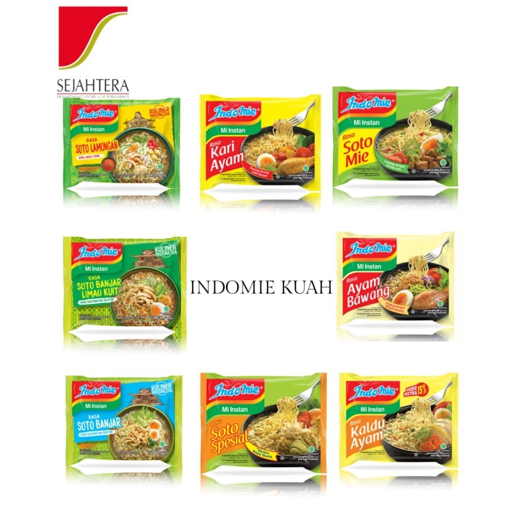 Jual INDOMIE kuah all varian 69/80g | Shopee Indonesia