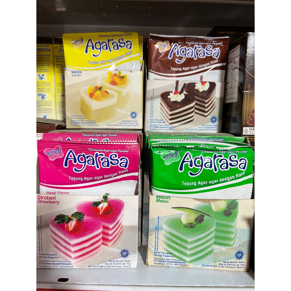 Jual AGARASA 10 gr / agar agar rasa / agar agar warna | Shopee Indonesia