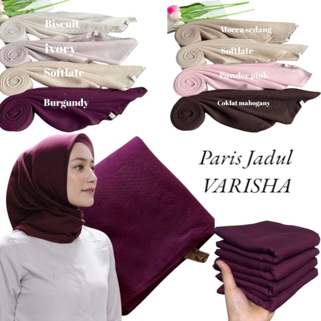 Jual PARIS JADUL VARISHA/HIJAB SEGIEMPAT PARIS JADUL VARISHA/SEGIEMPAT ...