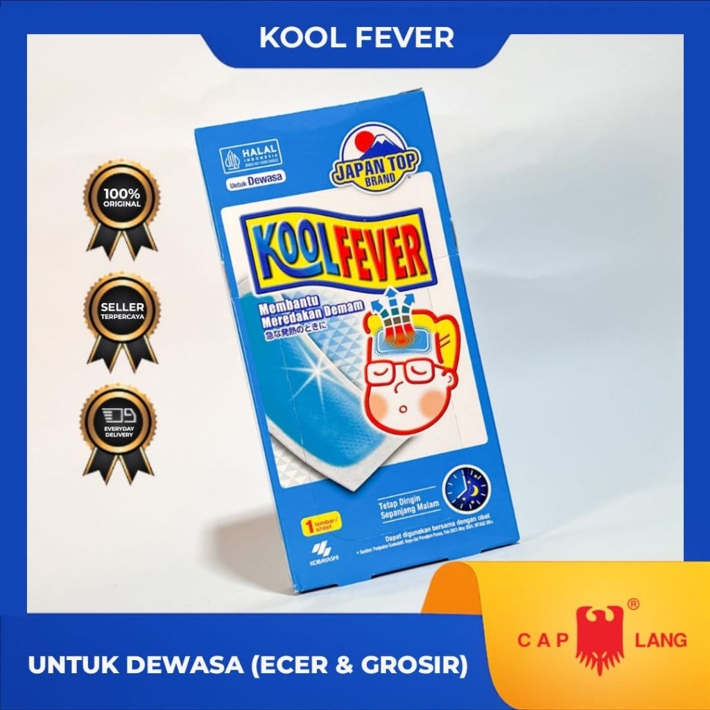 Jual (PAKET GROSIR) KOOLFEVER ADULT - Plester Demam Dewasa Penurun Panas | Shopee Indonesia
