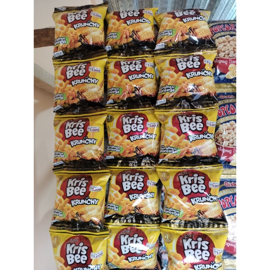 Jual KrisBee Krunchy Rasa Jagung Bakar Mentega (1 Renceng isi 10 Pcs ...