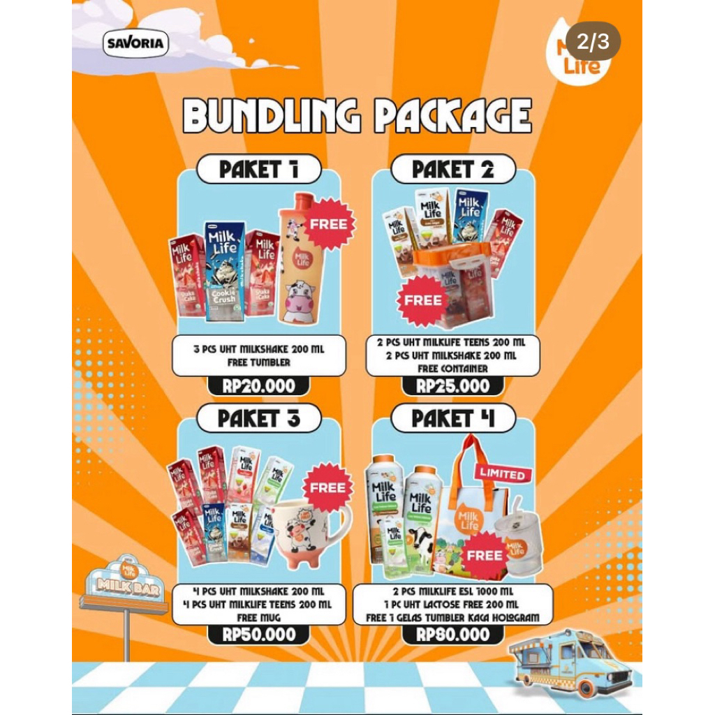 Jual susu milk life free tas sapi milk life prj 2025 / jastip prj 2025 ...