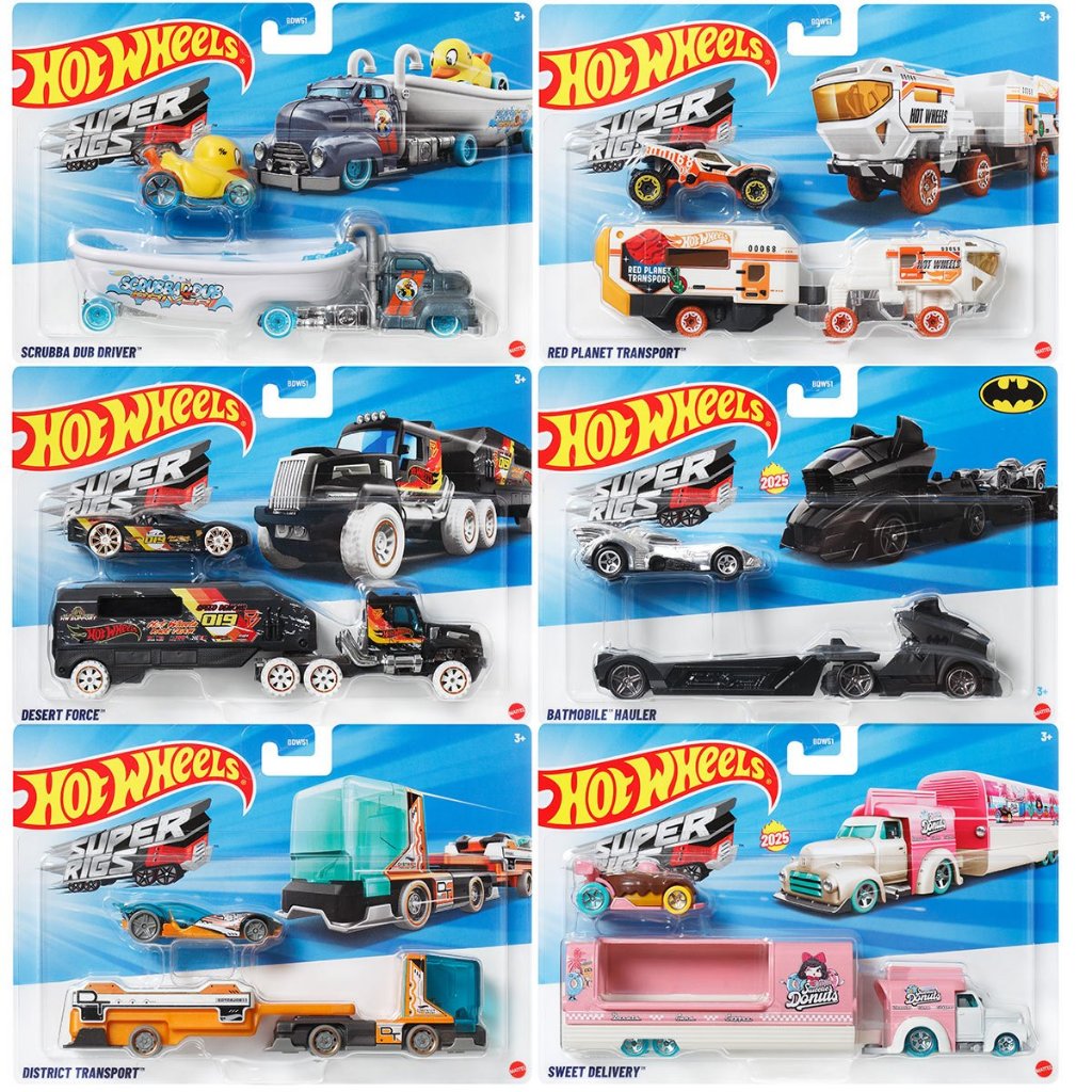 Jual Hotwheels Hot Wheels SUPER RIGS Series Original Mattel | Shopee ...