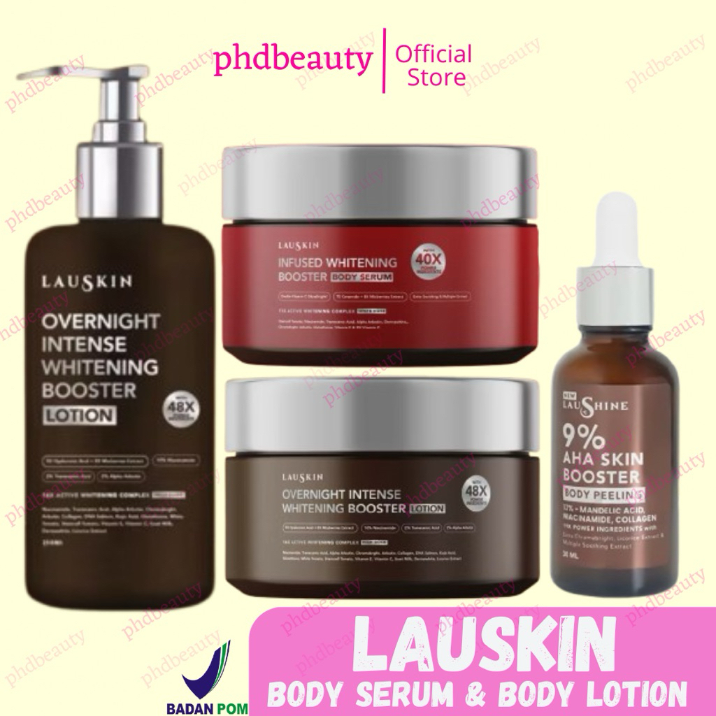 Jual [READY] LAUSKIN OVERNIGHT INTENSE WHITENING BOOSTER BODY LOTION ...
