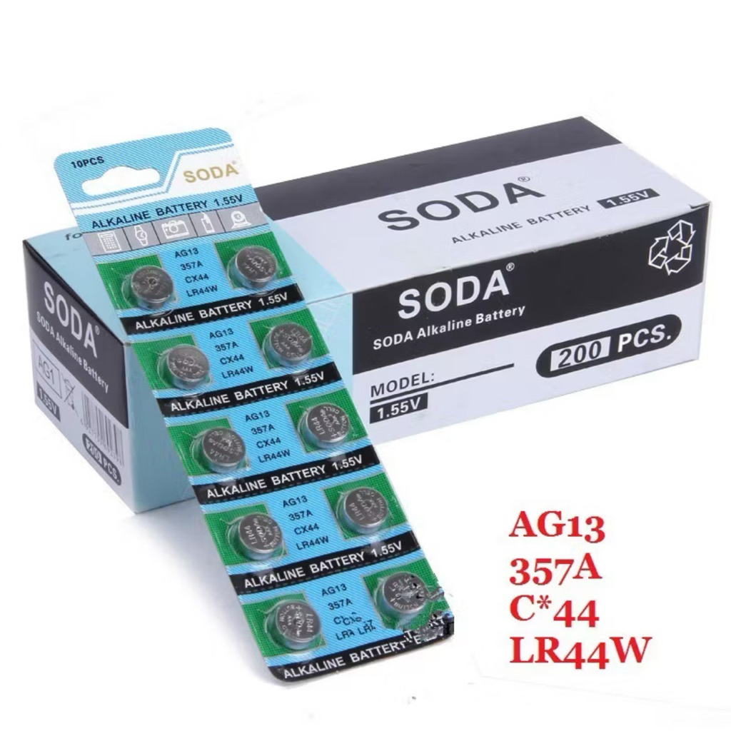 Jual Baterai Kancing Lithium AG13 LR44 L1154 357 A76 1.55V (1 PCS) | Shopee Indonesia