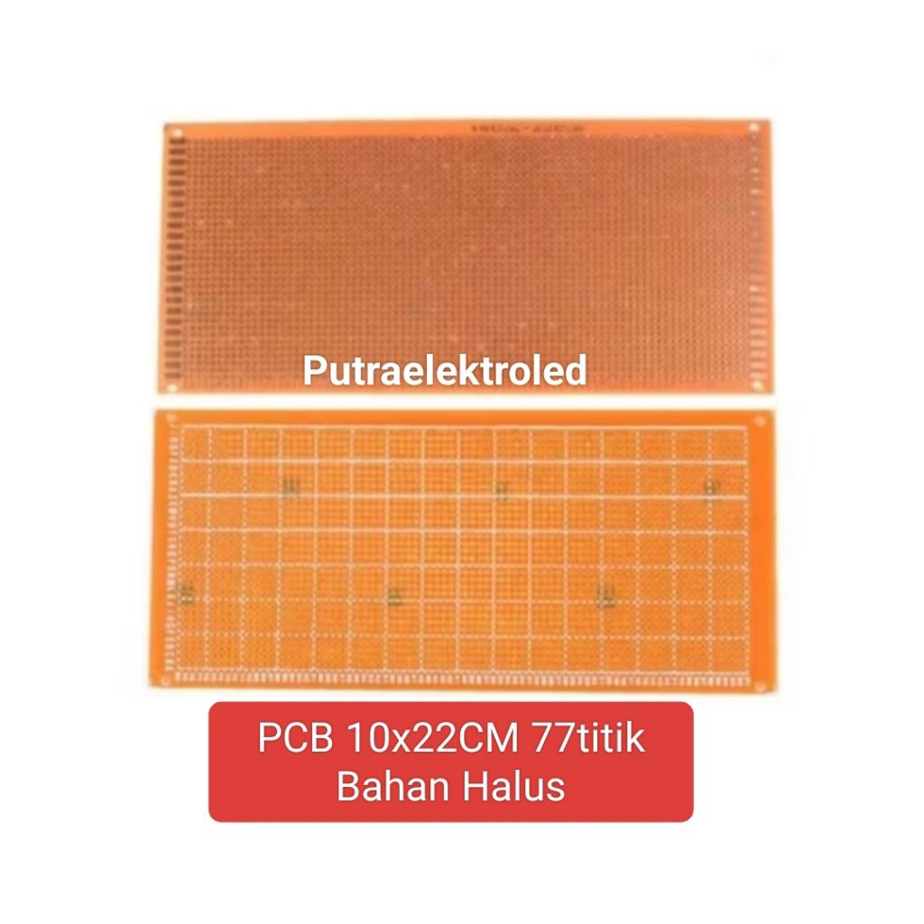 Jual PCB 10x22 CM 77titik Lobang / PCB 10x22CM PCB Bolong Bolong ...