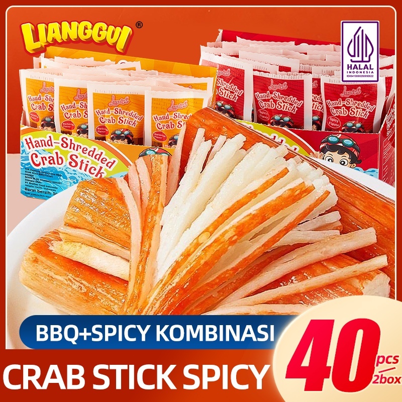 Jual Lianggui - Crab Stick 20Pcs HALAL - Cemilan Pedas/BBQ, Seafood ...