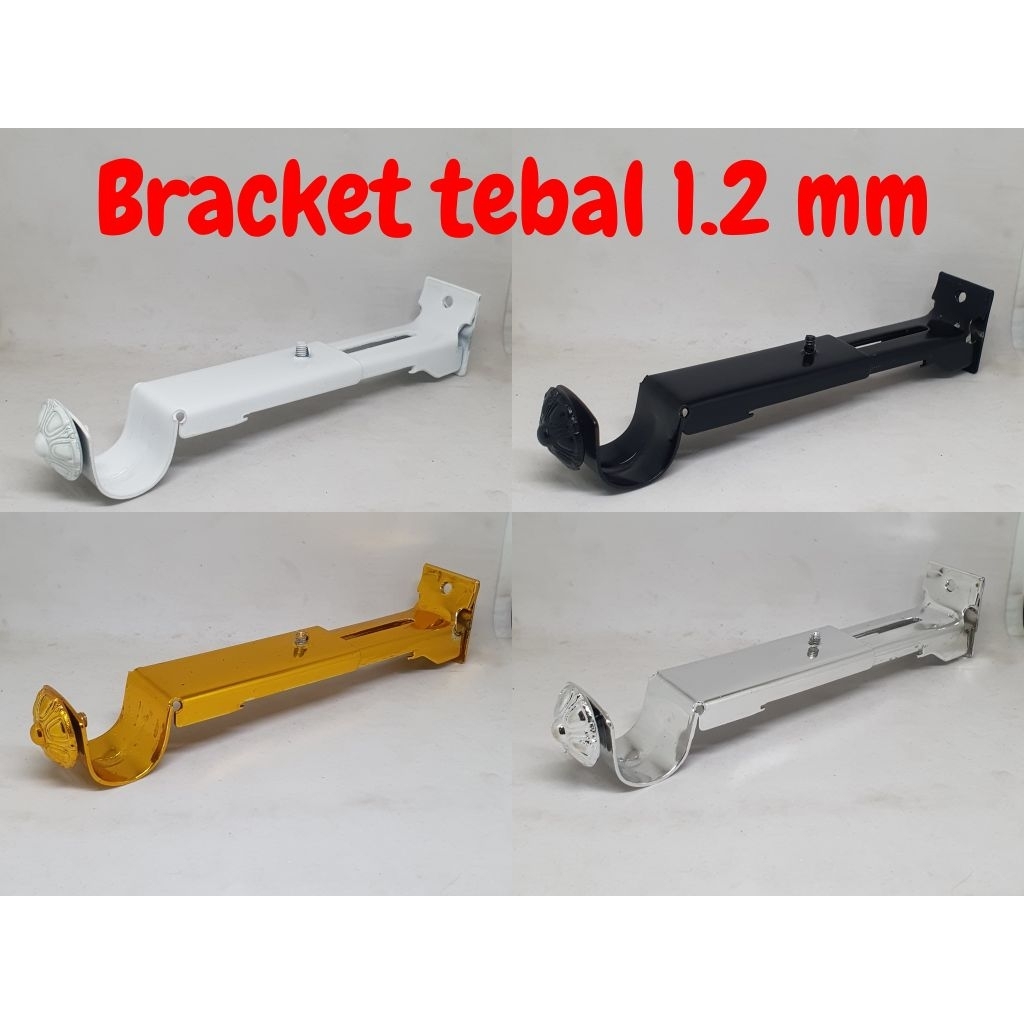 Jual BRACKET KAKI rollet tiang rel gorden batang gorden 1.2mm Full ...