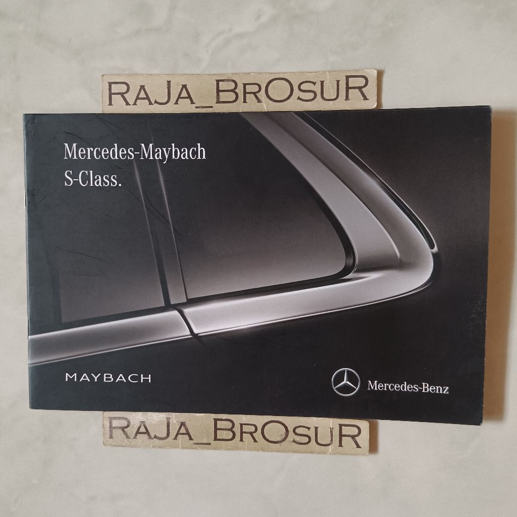 Jual Poster brosur katalog booklet Mercedes Benz Maybach S Class Mercy ...