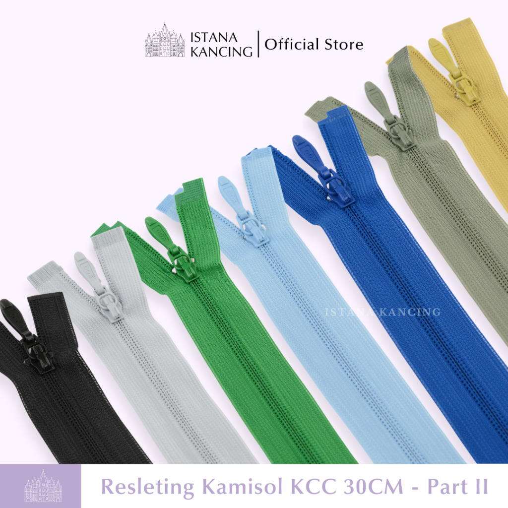 Jual Resleting Kamisol 2 Longtorso Bustier KCC 30cm Open End KCC Zipper ...