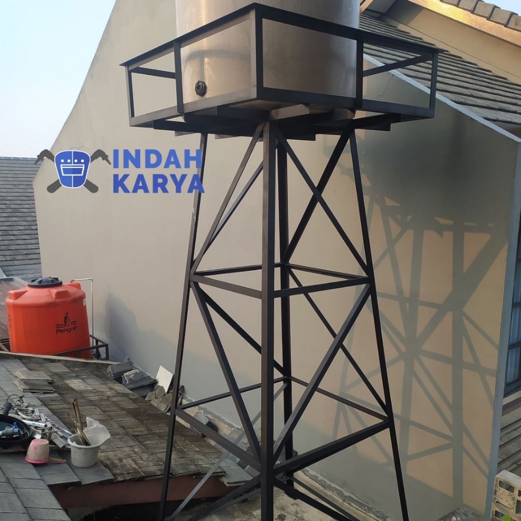 Jual Menara air tiang toren 4 kaki besi siku | Shopee Indonesia
