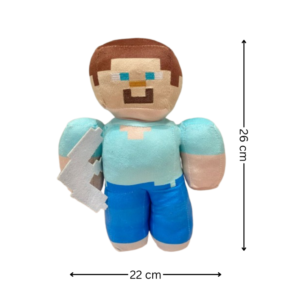 Jual boneka minecraft steve plush | Shopee Indonesia