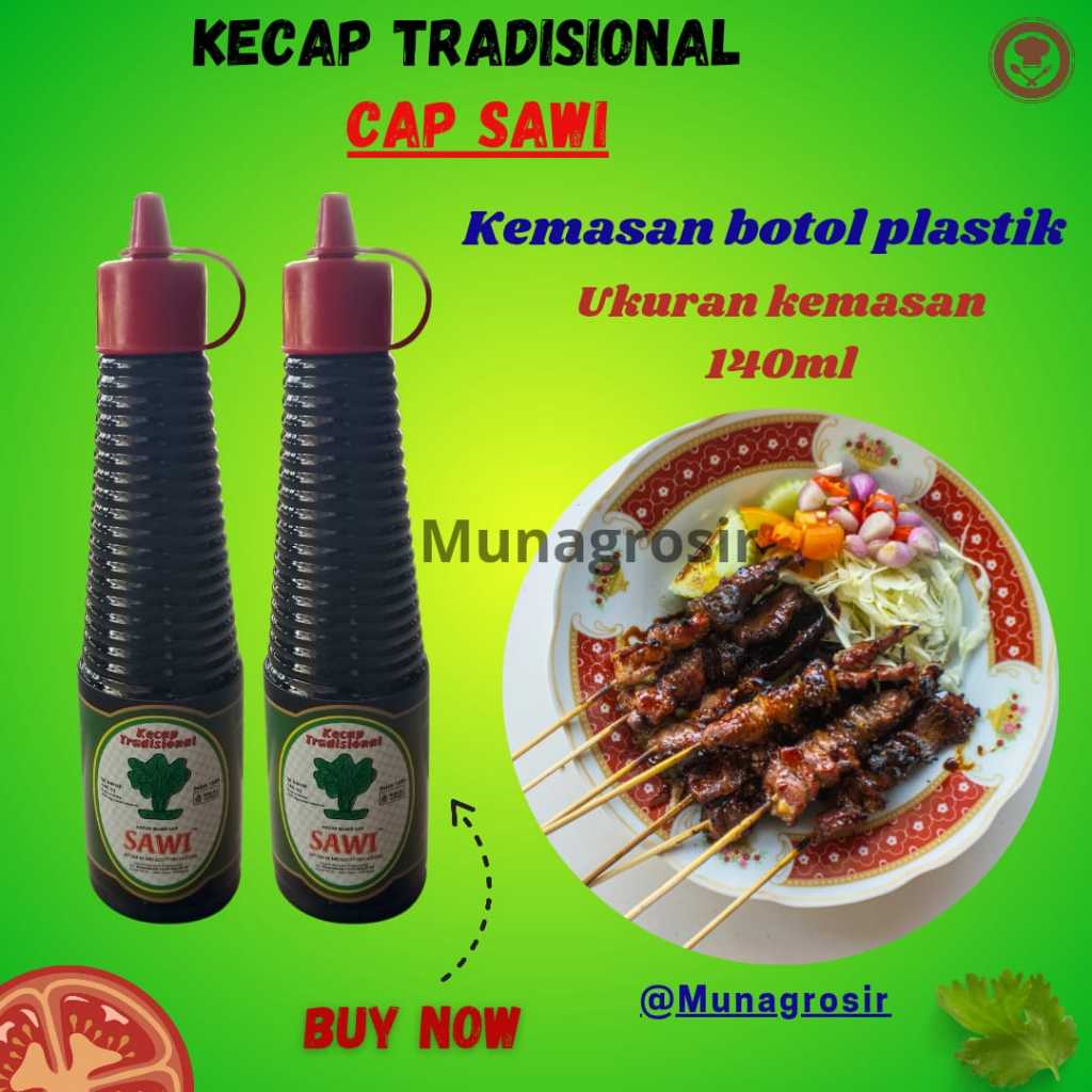 Jual Kecap Sawi Kecap Manis Sawi 140ml (Kemasan Botol Plastik) | Shopee ...
