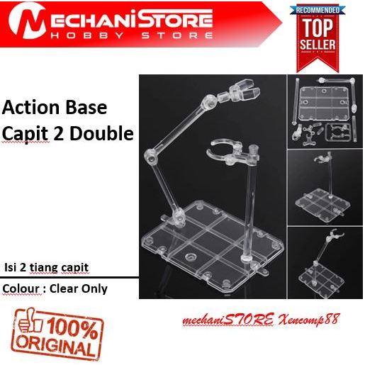 Jual Action base Stand Base SHF Action Clear Revoltech Figma 1/12 ...