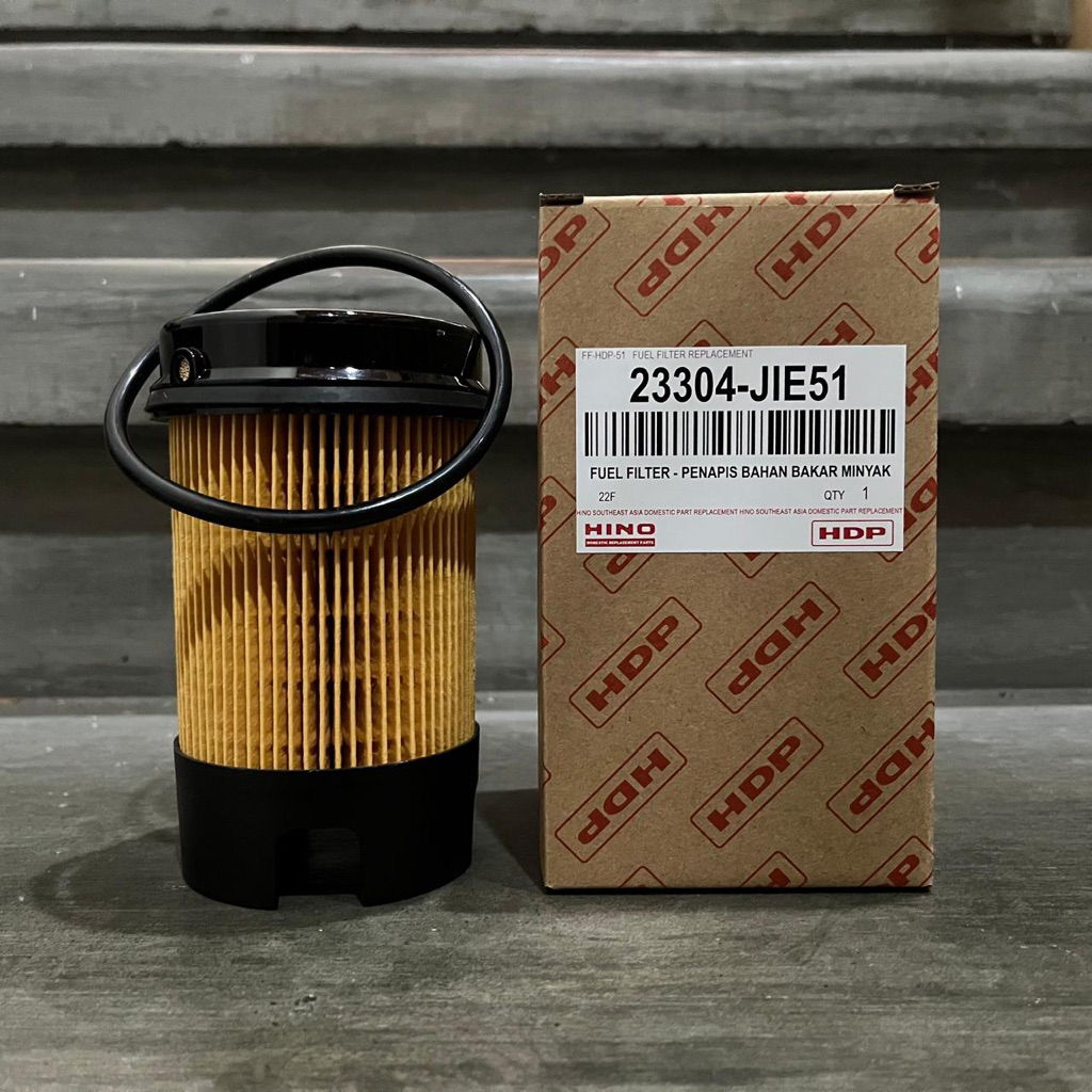 Jual Filter Solar Bawah HINO DUTRO EURO 4 DYNA E4 Fuel Filter Low 23304 ...