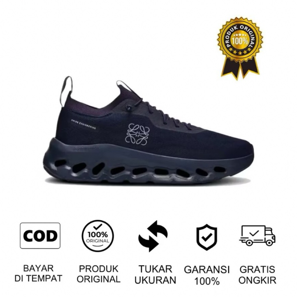 Jual SEPATU RUNNING ON CLOUDTILT X LOEWE ALL NAVY ORIGINAL SHOES ...