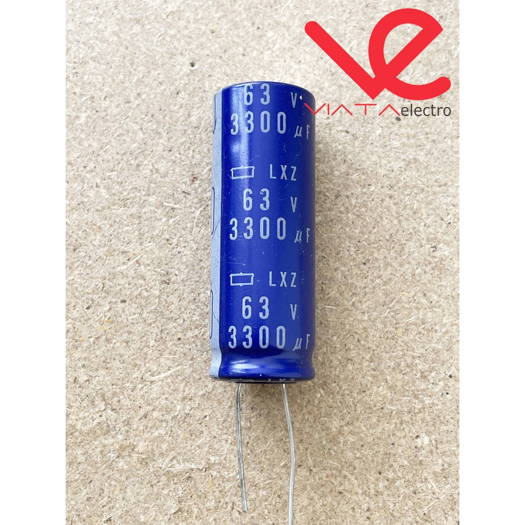 Jual KAPASITOR ELCO 3300UF 63V KAWAT BIRU KAPASITOR CAPACITOR ELKO ...