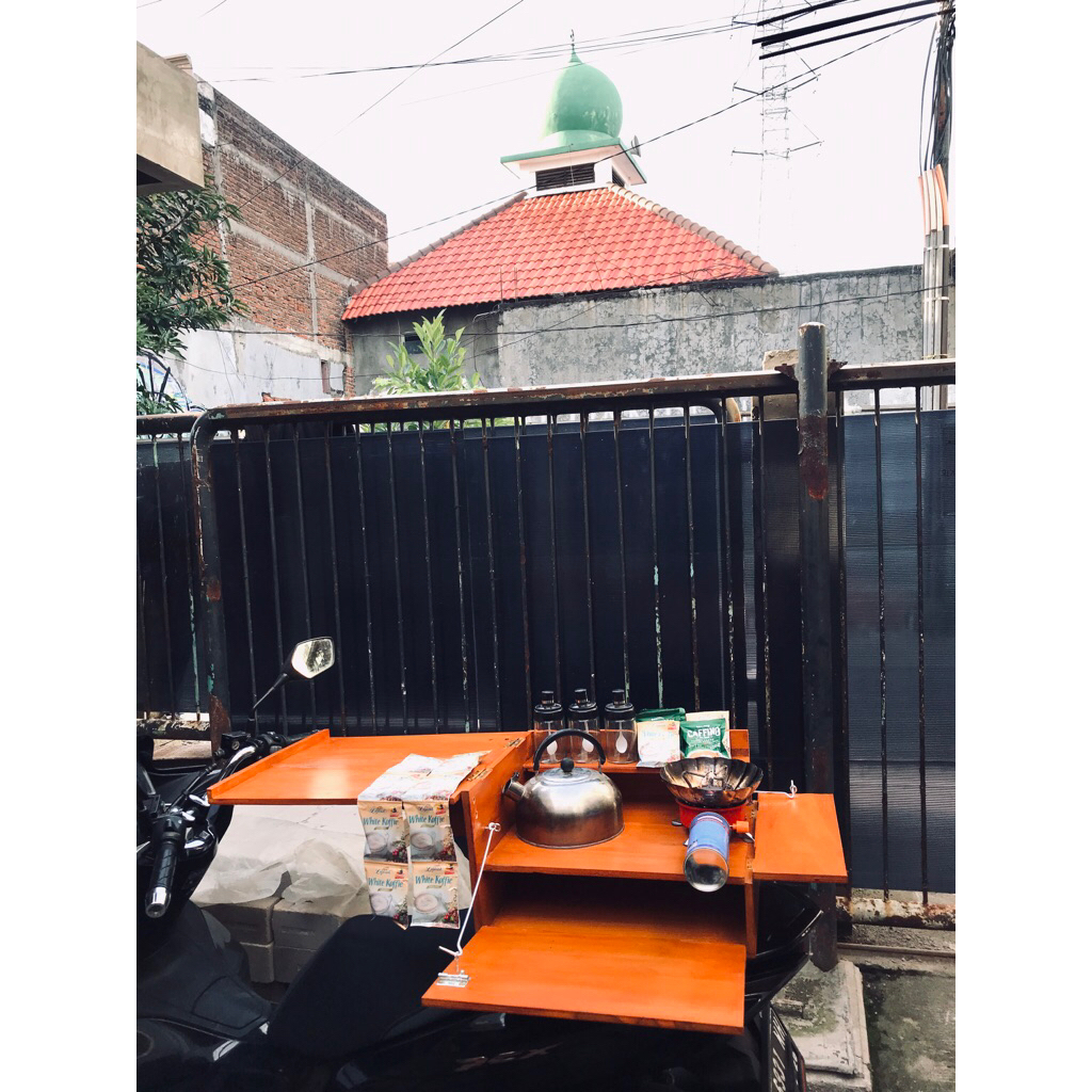 Jual BOX KOPI KELILING ATAU GEROBAK KOPI DI MONTOR UNTUK JUALAN DI ...