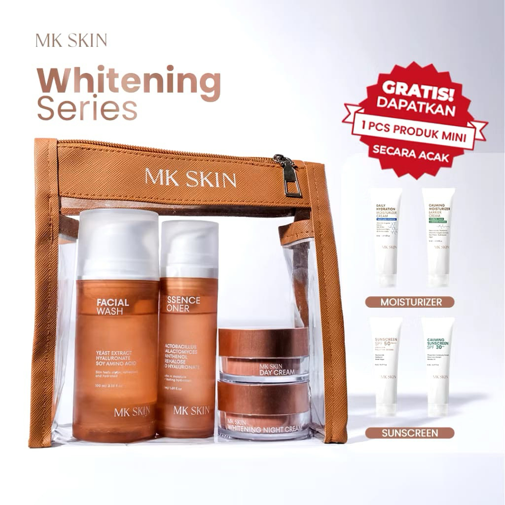 Jual MK SKIN - PAKET WAJAH WHITENING + Free Sunscreen atau Moisturizer ...