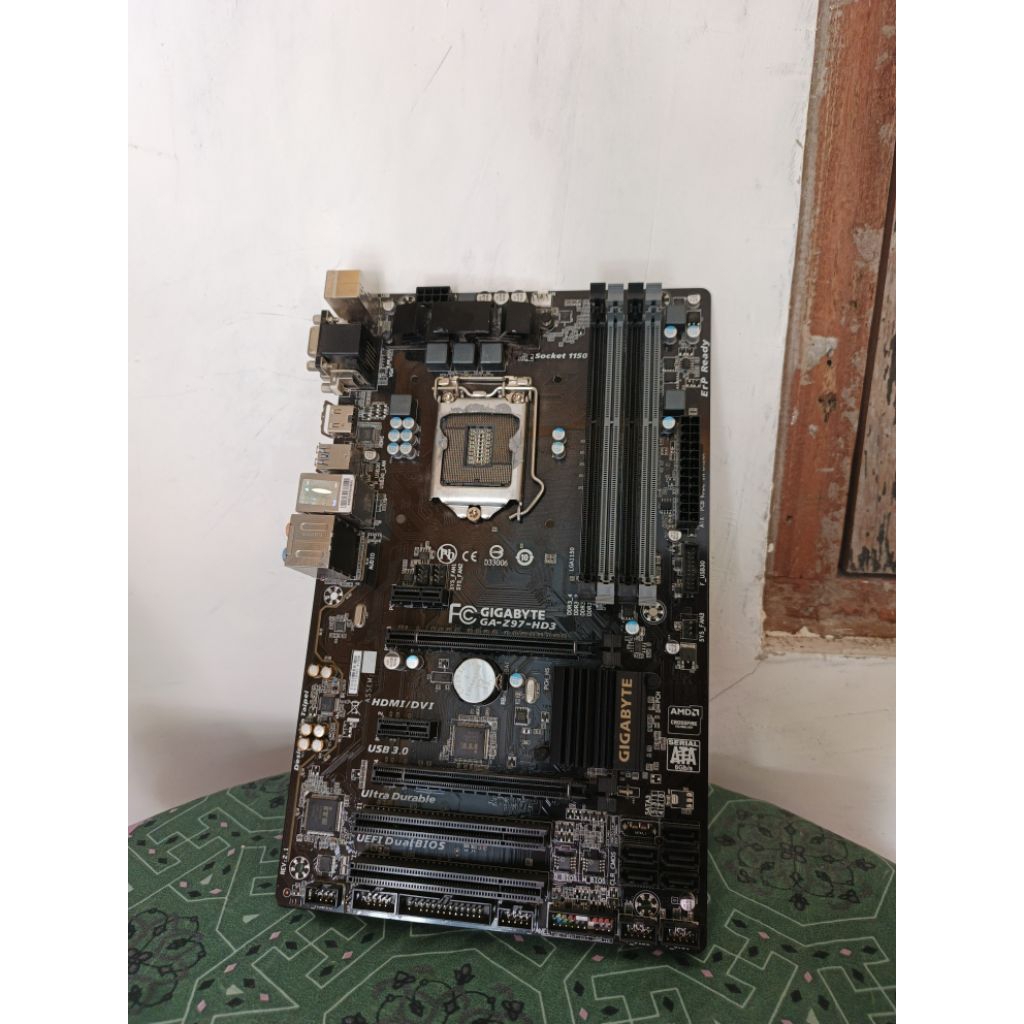 Jual Motherboard GA Z97-HD3 rev 2.1 LGA 1150 intel gen 4 | Shopee Indonesia