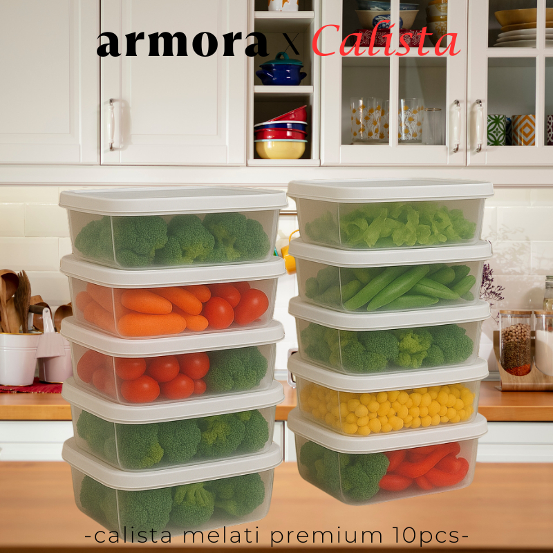 Jual TOPLES PLASTIK BENING FOOD KONTAINER CONTAINER KULKAS SET KOTAK ...