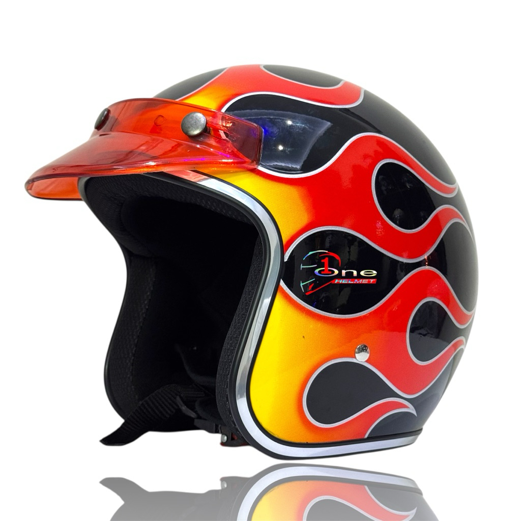 Jual HELM BOGO API LISCROM VINTAGE | Shopee Indonesia