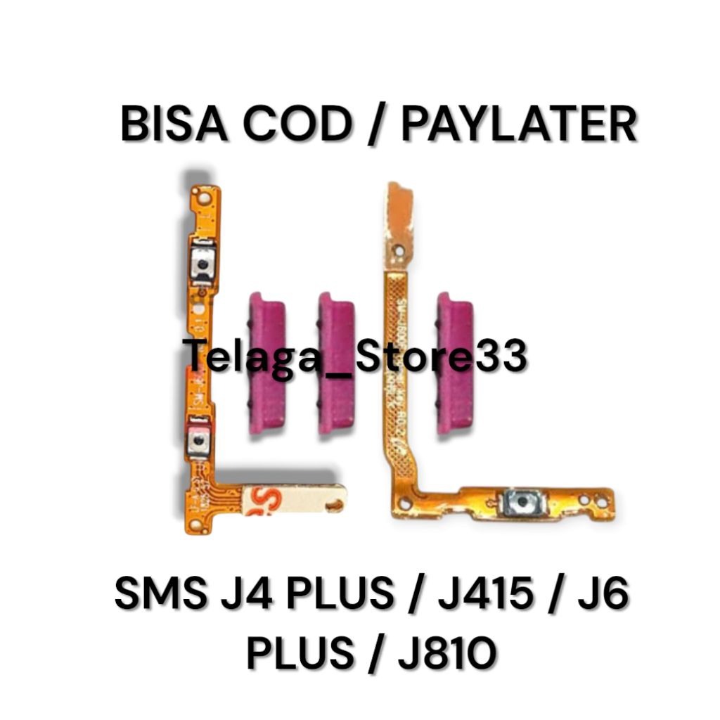 Jual TOMBOL POWER + FLEXIBLE ON OFF VOLUME SAMSUNG J6 / J6 PLUS / J600 / J8 / J810 / J4 PLUS ...