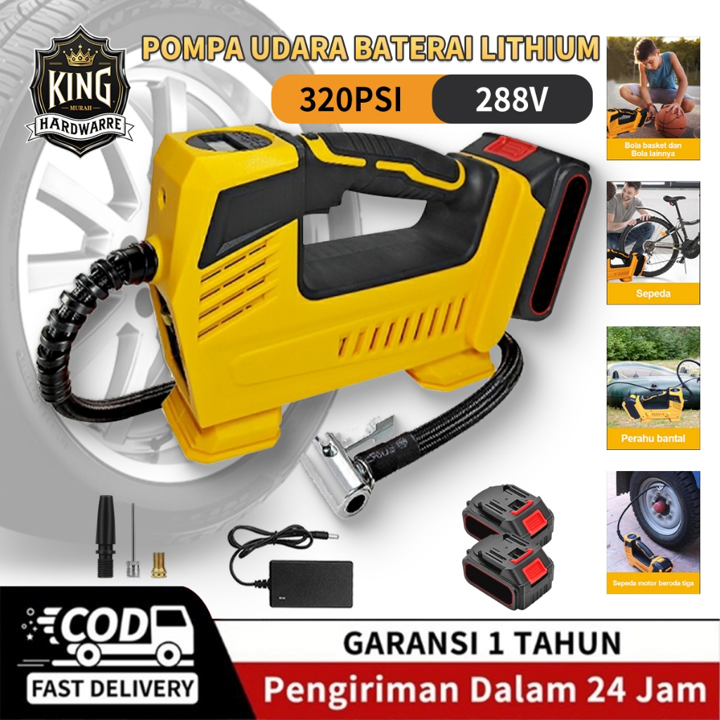 Jual 288V Baterai Pompa Ban /Mobil Truk Motor Elektrik Cek Tekanan ...