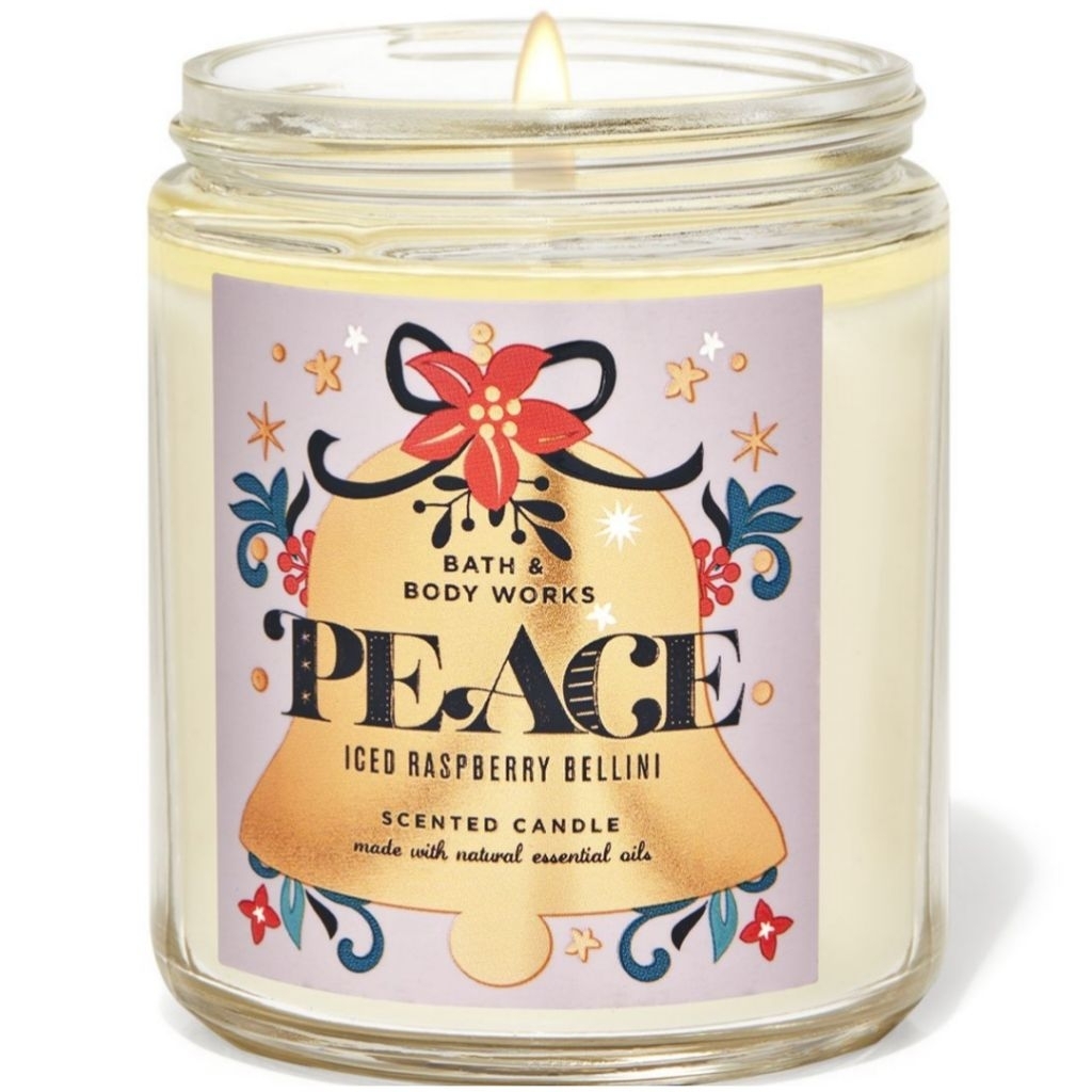 Jual BBW PEACE ICED RASPBERRY BELLINI 1 SINGLE WICK MINI SCENTED CANDLE ...