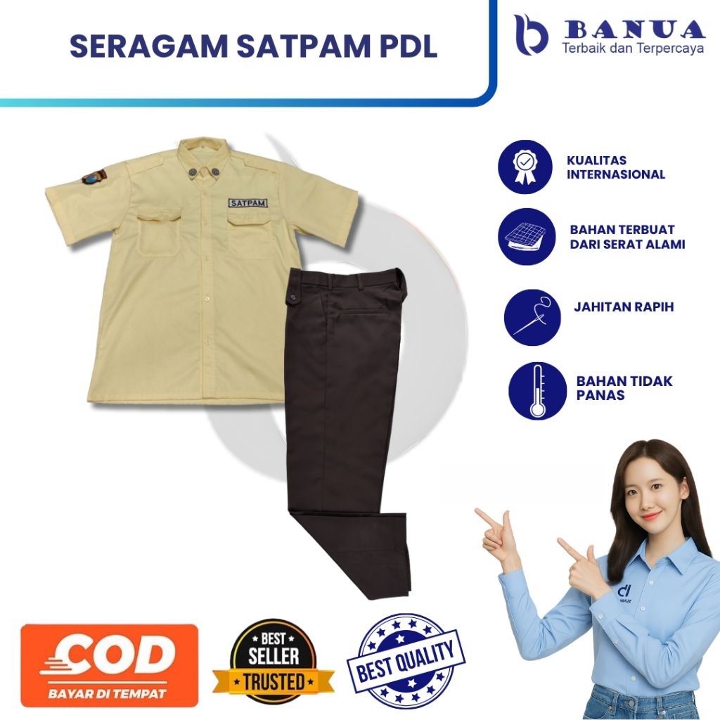 Jual Seragam Satpam PDL | Seragam Satpam | Baju Satpam | Celana Satpam I Seragam Security I Baju ...