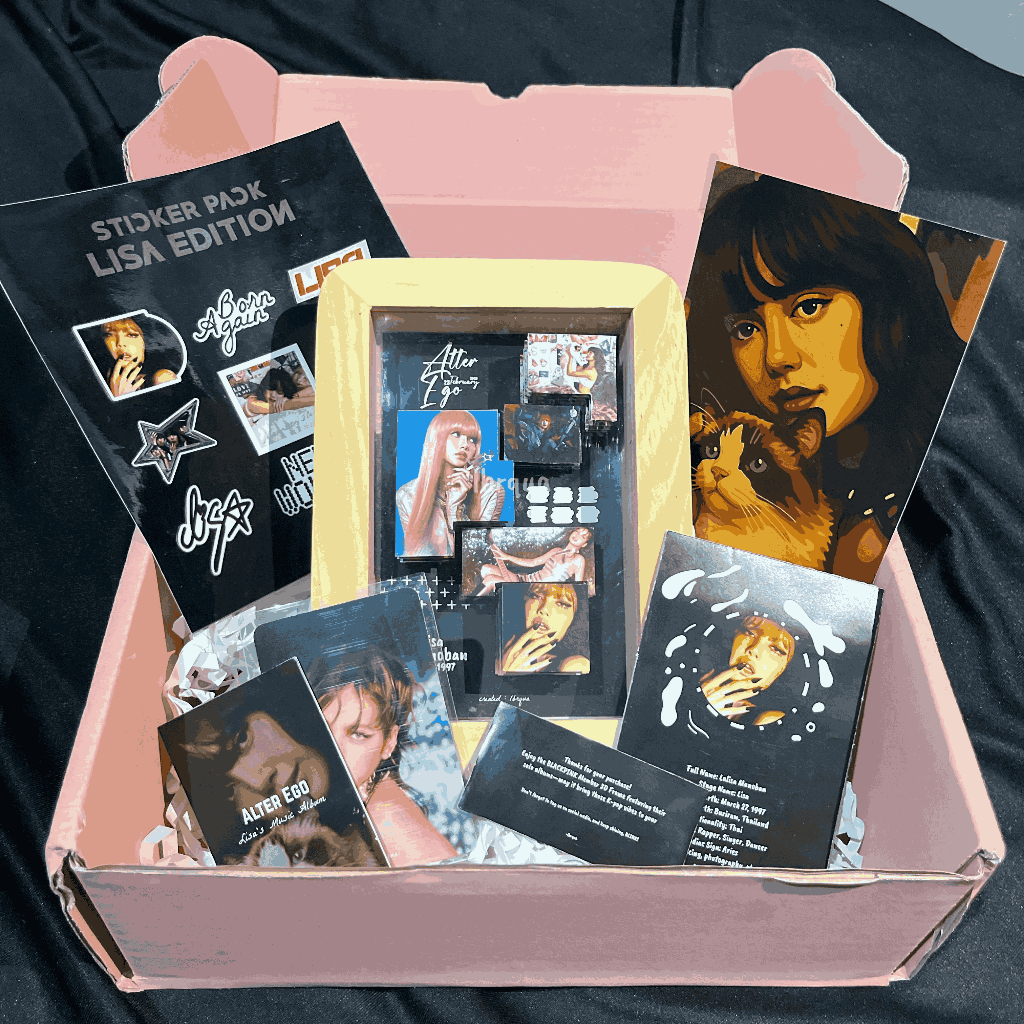 Jual LISA “Alter Ego” Fanbox Set Merchandise Edisi Terbatas - Hiasan ...