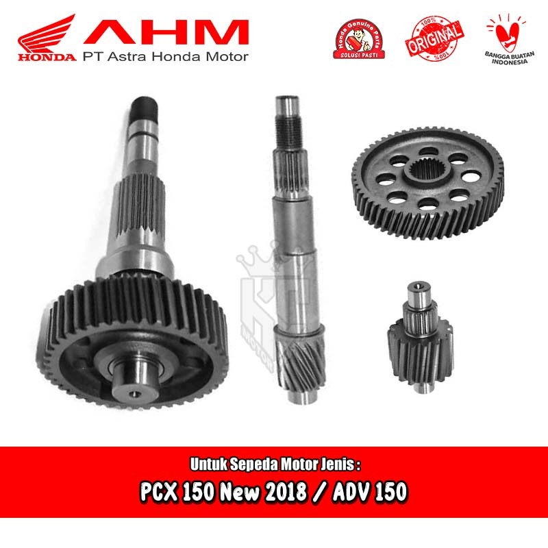 Jual Gear Rasio Gigi Mesin Set Komplit Honda PCX ADV 150 Original AHM ...
