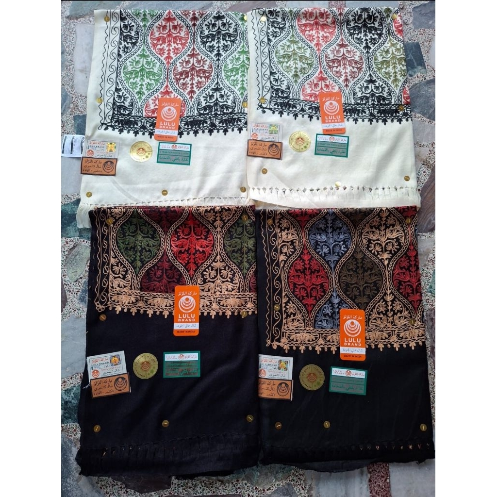 Jual sorban kashmir original/sorban salur india/yaman/rida' alyamani ...