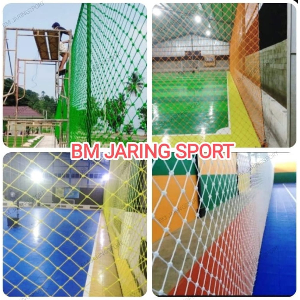 Jual Jaring safety lapangan, serbaguna 3mm lubang 10cm | Shopee Indonesia