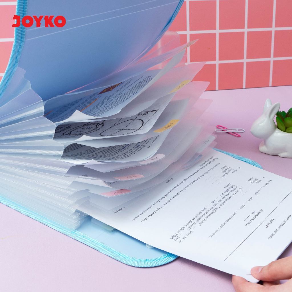 Jual Joyko Expanding File Folio A4 F4 13 Pockets Filing Folder / Map ...