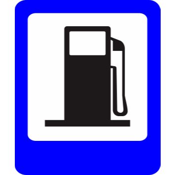 Jual RAMBU SIGN FUEL STATION FUEL STORAGE STICKER VINYL REFLECTIVE ACP ...
