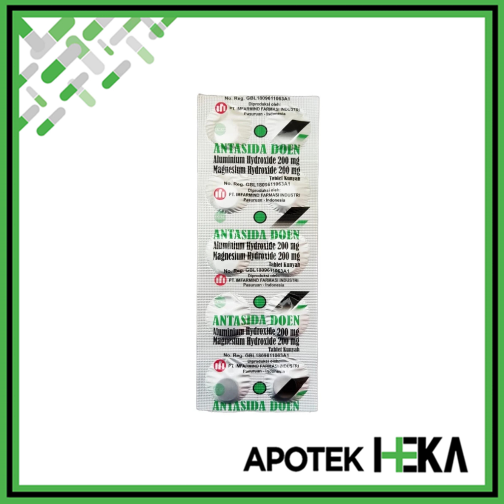 Jual Antasida Doen IFI Strip isi 10 Tablet - Obat Lambung Maag ...